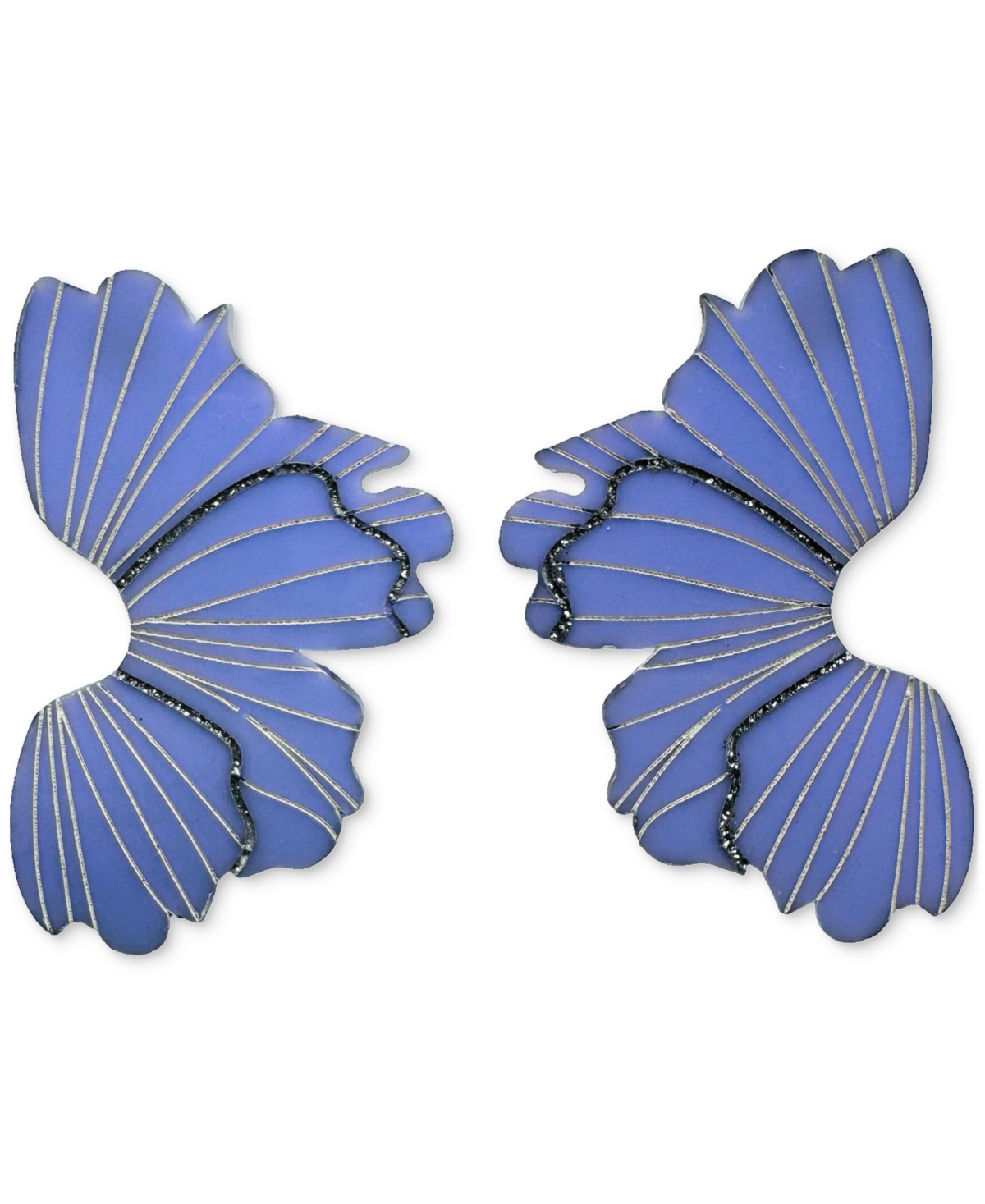 Click here for Swanky Designs Abeba Studded Earrings - Lavender prices