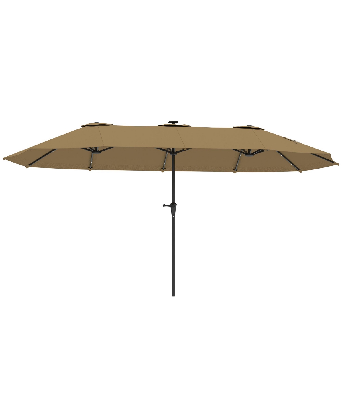 Click here for Outsunny 13 Double-Sided Patio Umbrella with Solar... prices