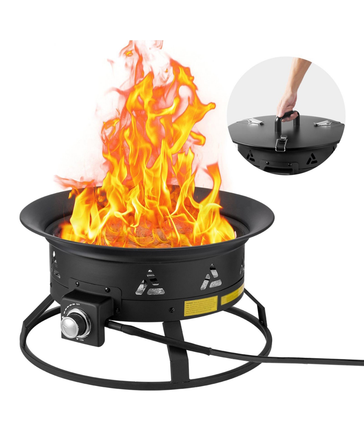Click here for Slickblue Portable Propane Gas Fire Pit for Outdoo... prices