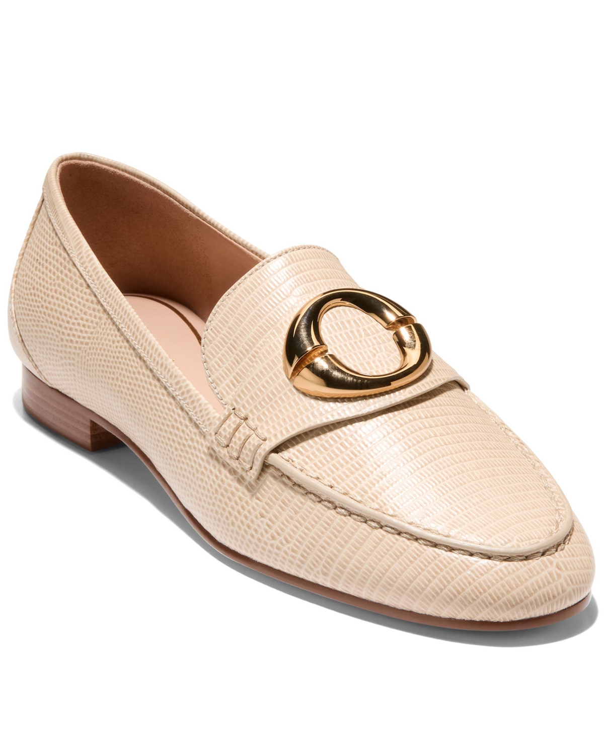 Click here for Cole Haan Womens Skylar Loafer Flats - Oat Lizard... prices