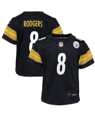 Nike Big Boys and Girls Aaron Rodgers Black Pittsburgh Steelers Game ...