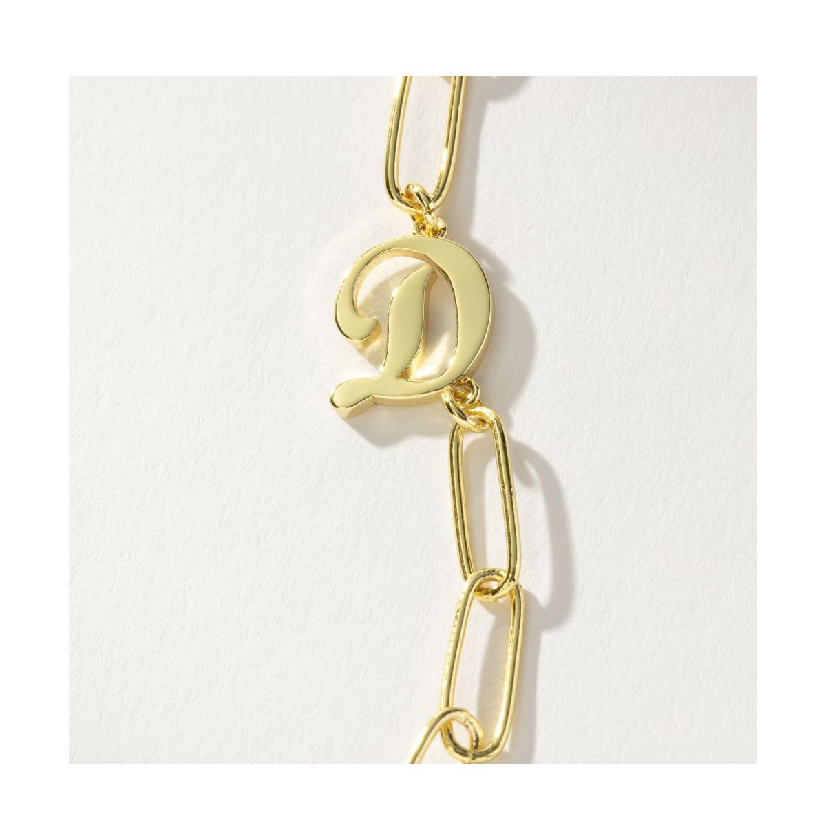 Click here for 14k Gold-Plated Cursive Initial Necklace - Gold d prices