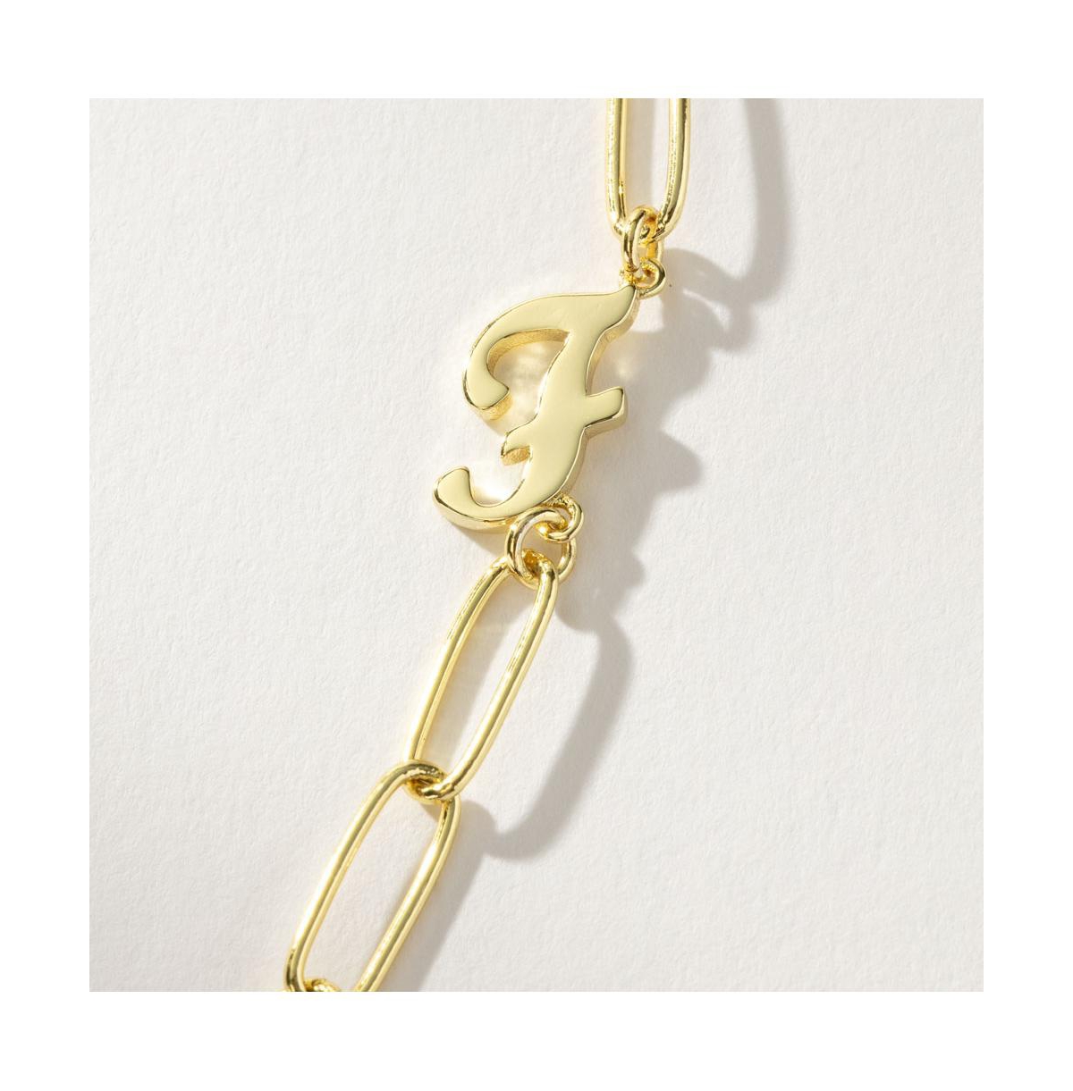 Click here for 14k Gold-Plated Cursive Initial Necklace - Gold f prices