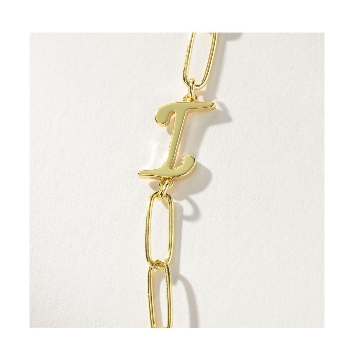 Click here for 14k Gold-Plated Cursive Initial Necklace - Gold i prices
