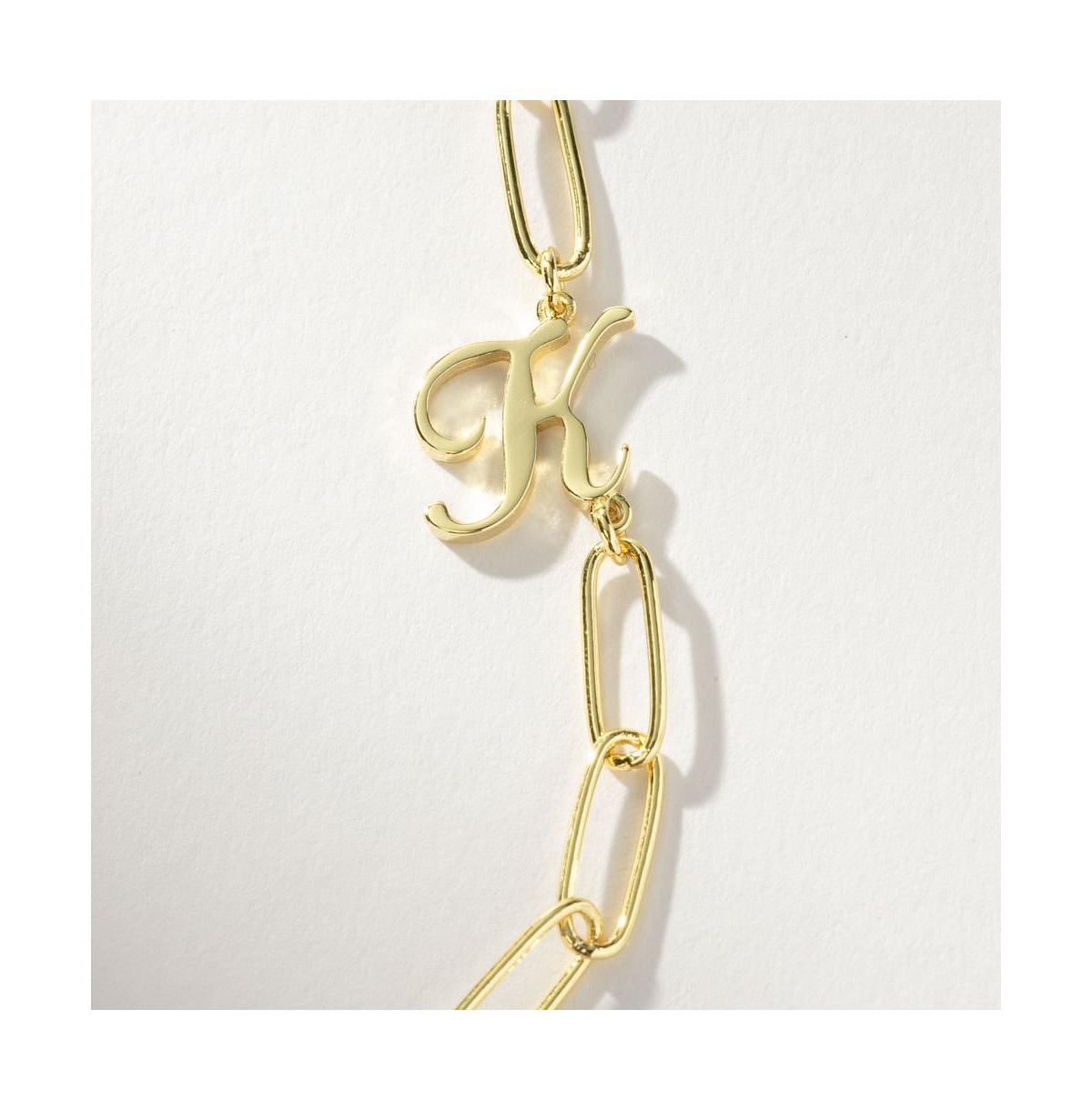 Click here for 14k Gold-Plated Cursive Initial Necklace - Gold k prices