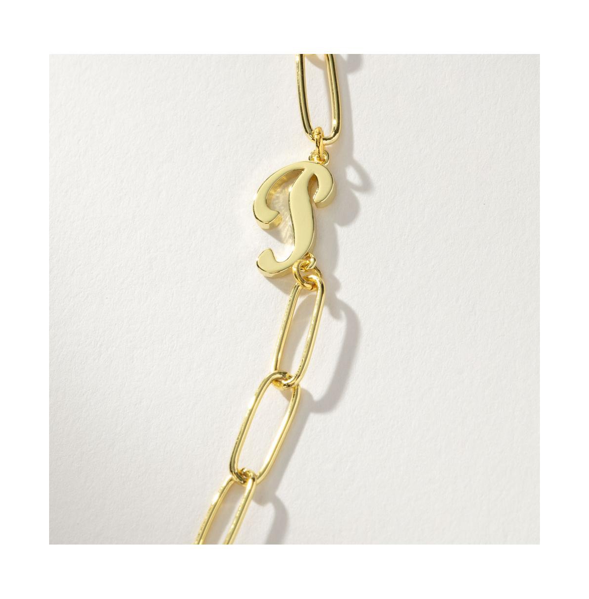 Click here for 14k Gold-Plated Cursive Initial Necklace - Gold p prices