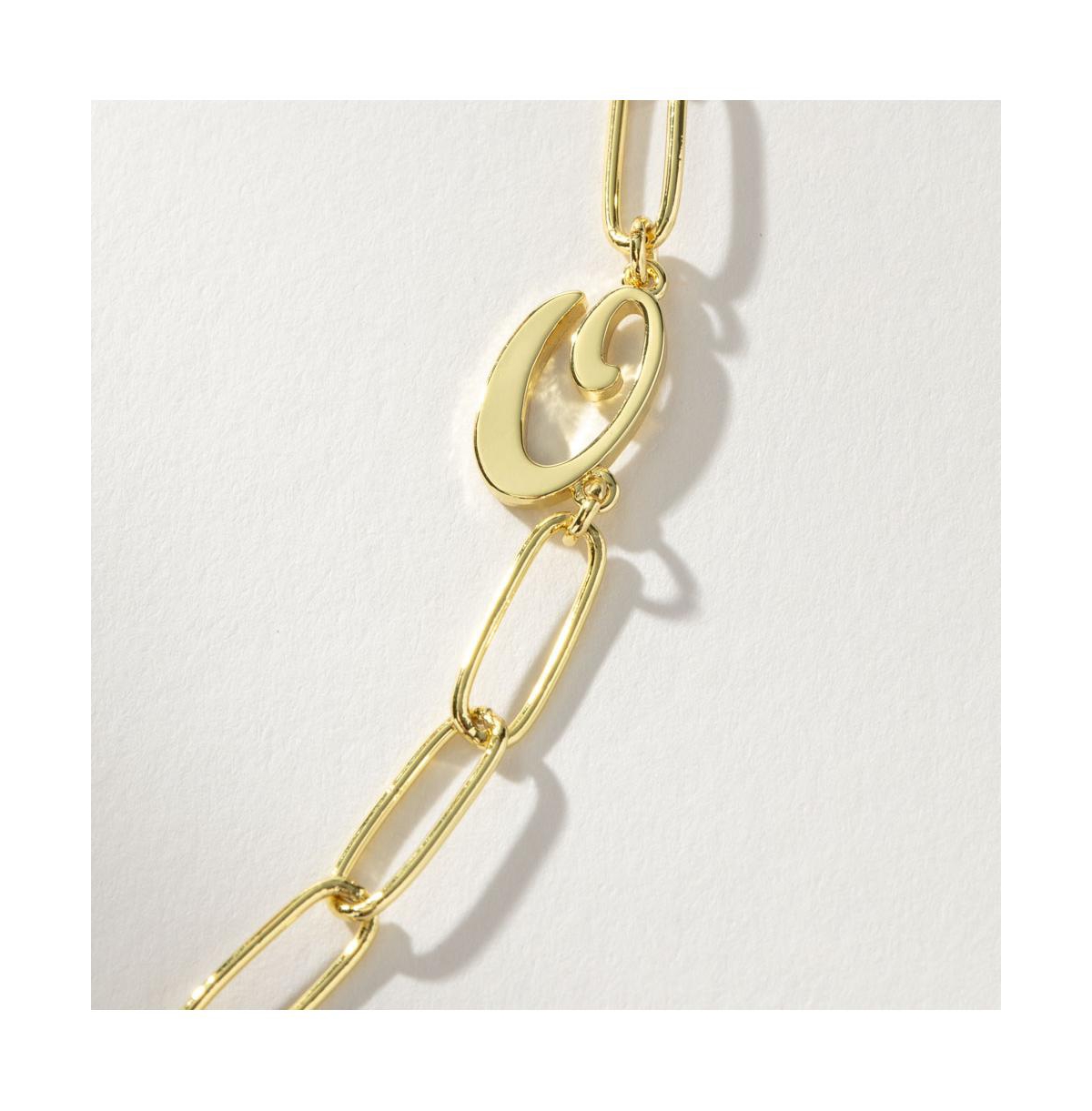Click here for 14k Gold-Plated Cursive Initial Necklace - Gold o prices