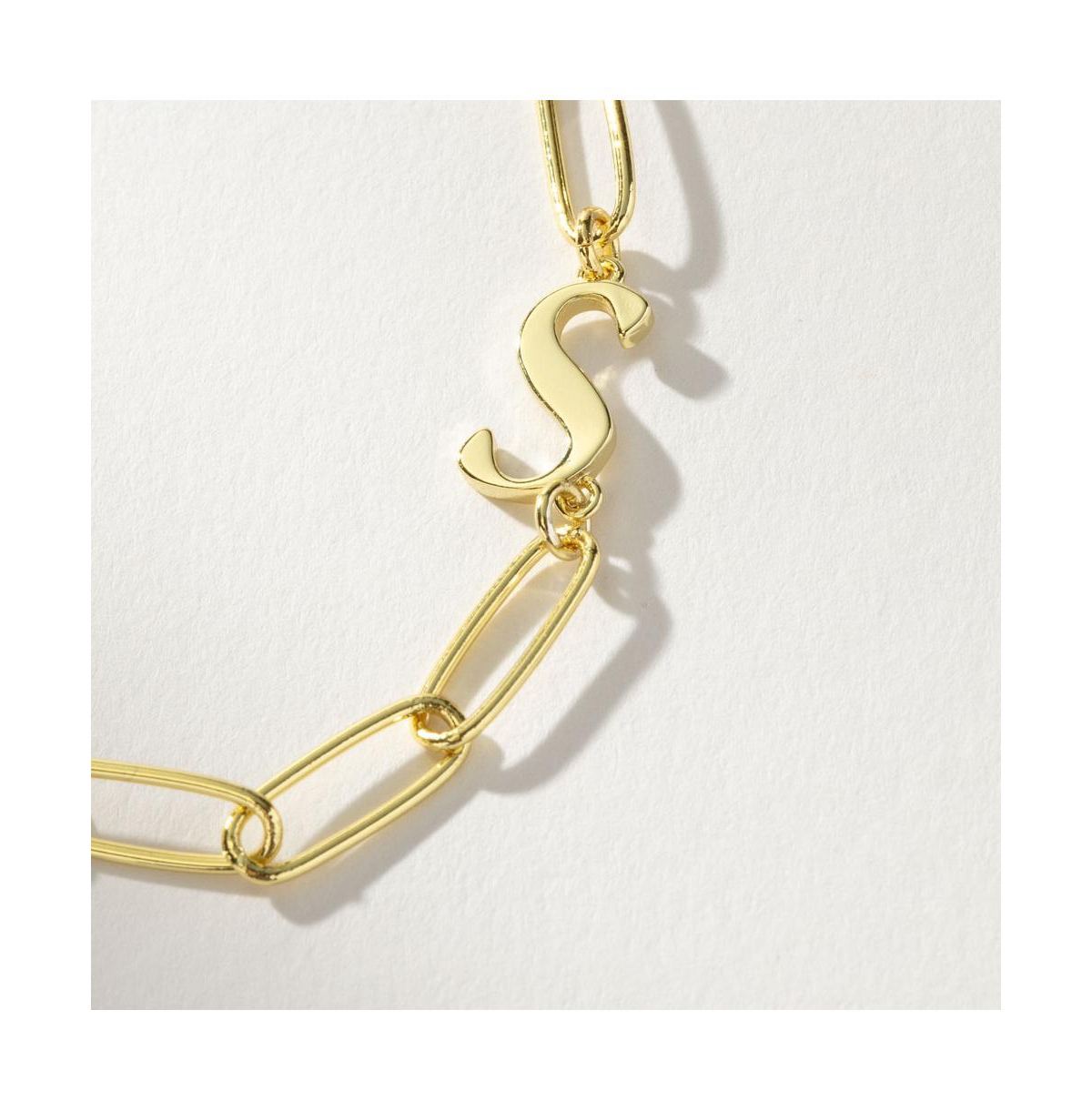 Click here for 14k Gold-Plated Cursive Initial Necklace - Gold s prices
