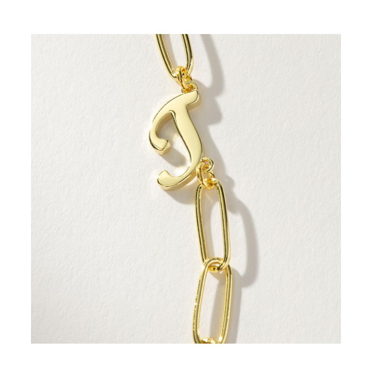 Click here for 14k Gold-Plated Cursive Initial Necklace - Gold t prices