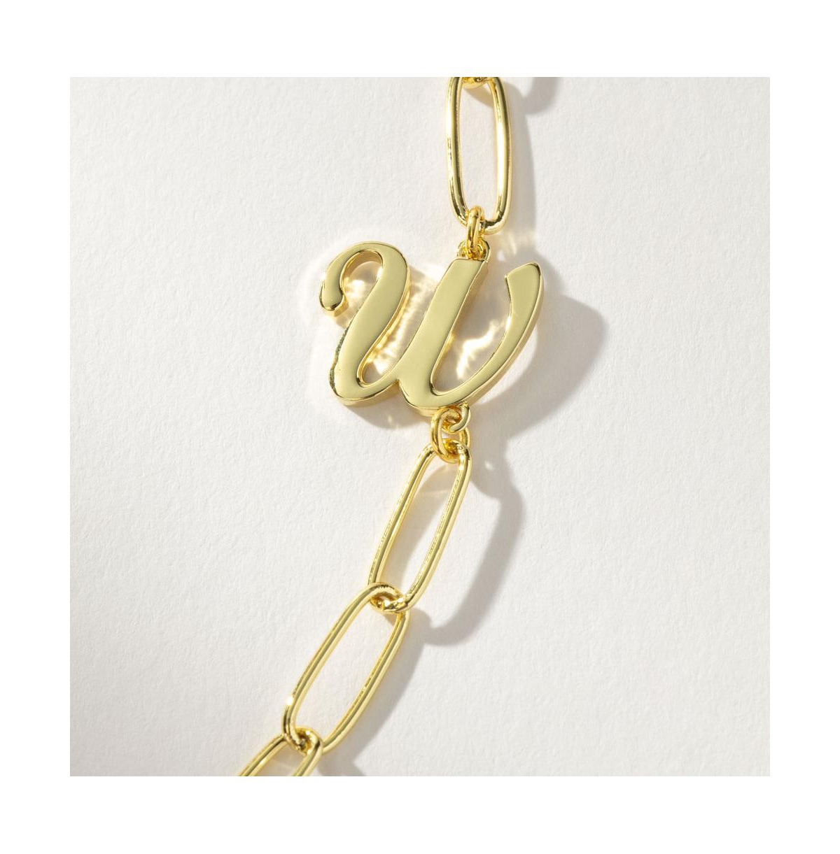 Click here for 14k Gold-Plated Cursive Initial Necklace - Gold w prices