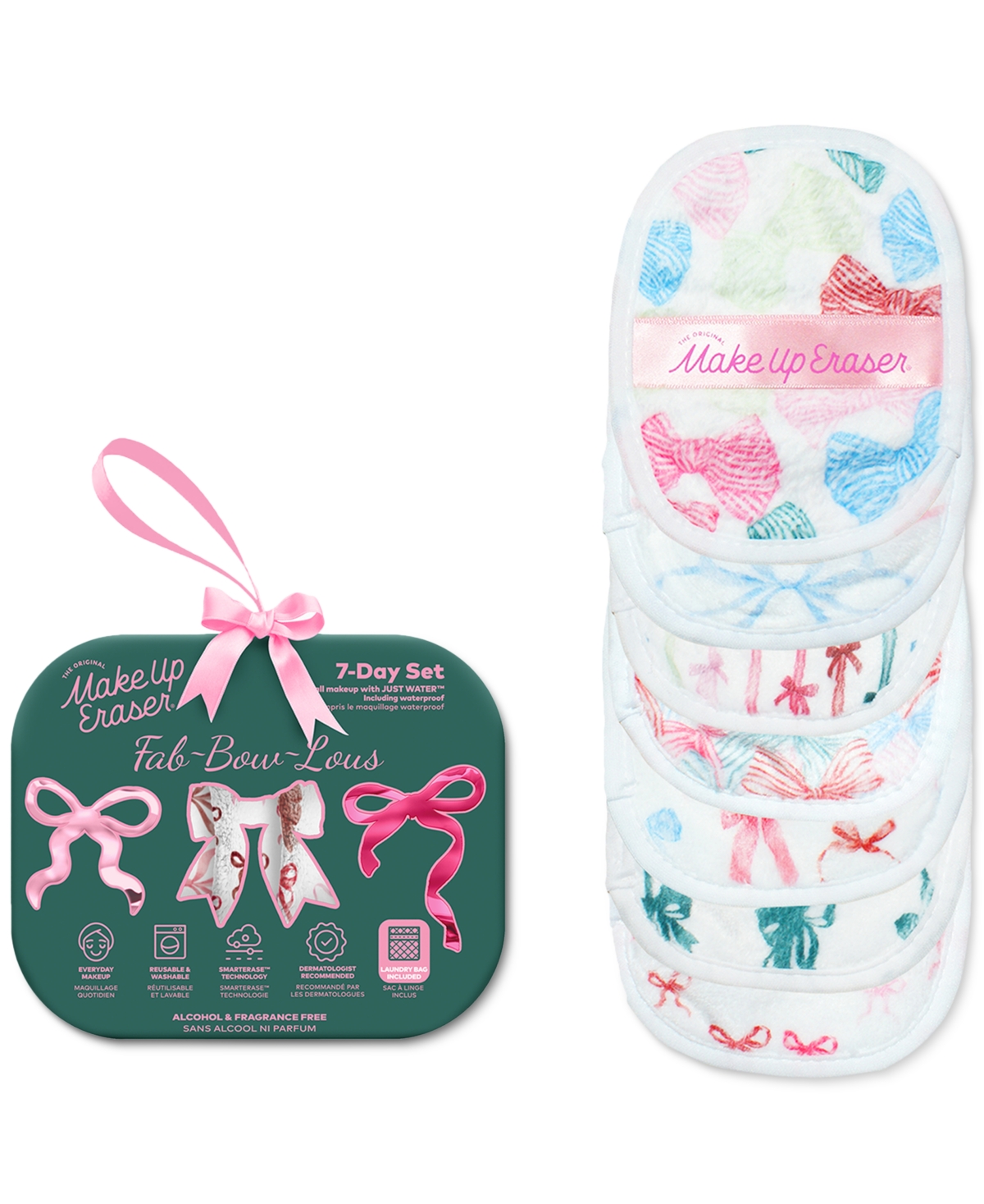 Click here for MakeUp Eraser 7-Pc. Fab-Bow-Lous Makeup-Removing C... prices