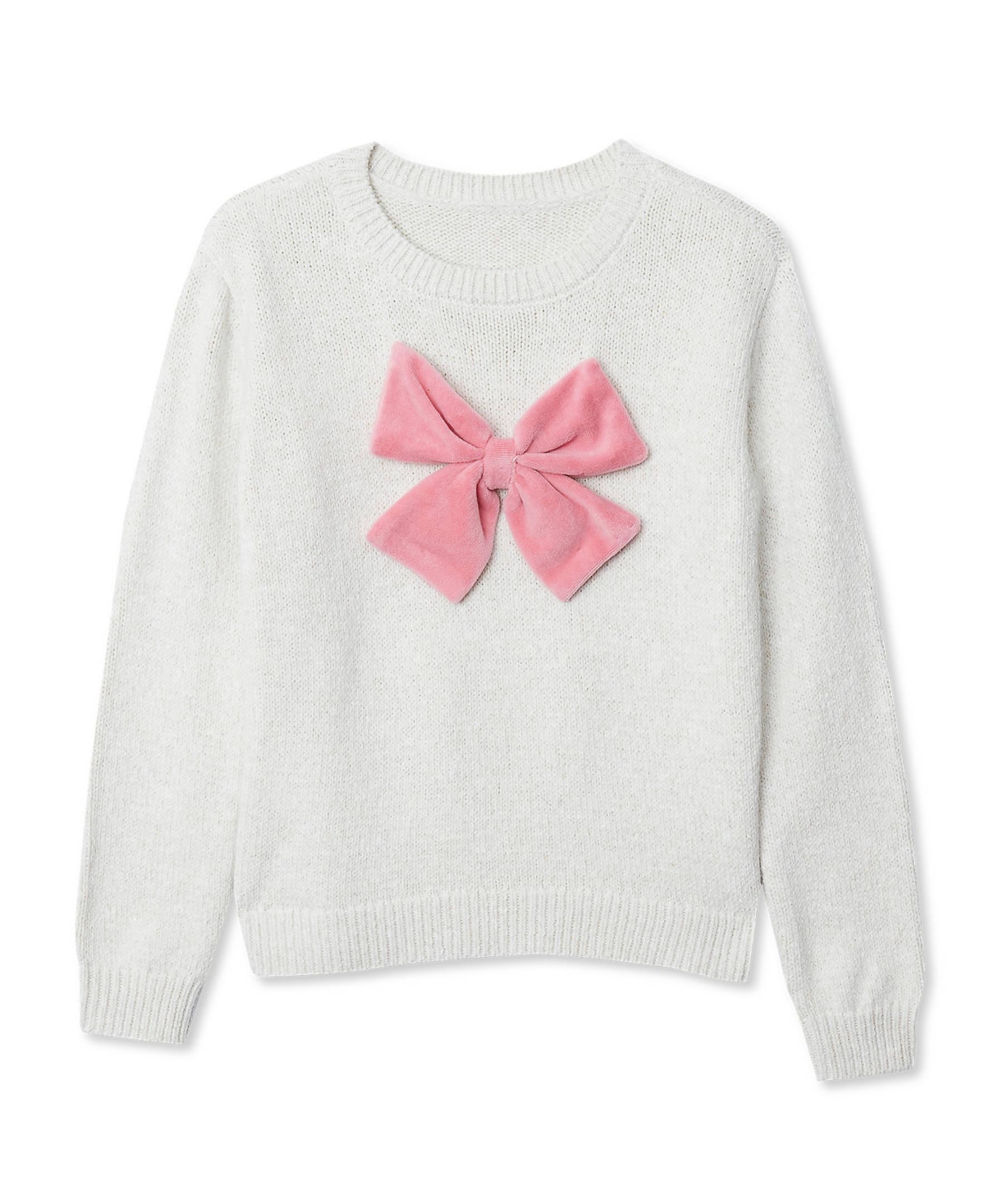 Click here for Lands End Girls Meet and Greet Bow Knit Sweater -... prices