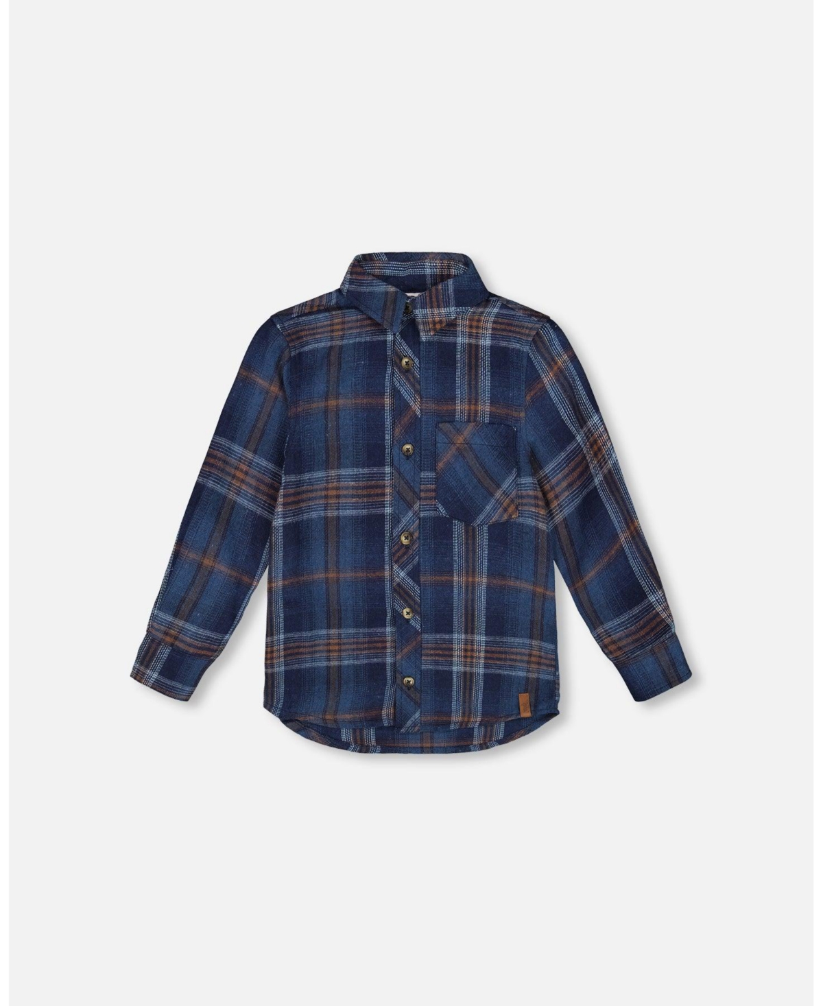 Click here for Deux par Deux Big Boys Long Sleeve Flannel Shirt B... prices