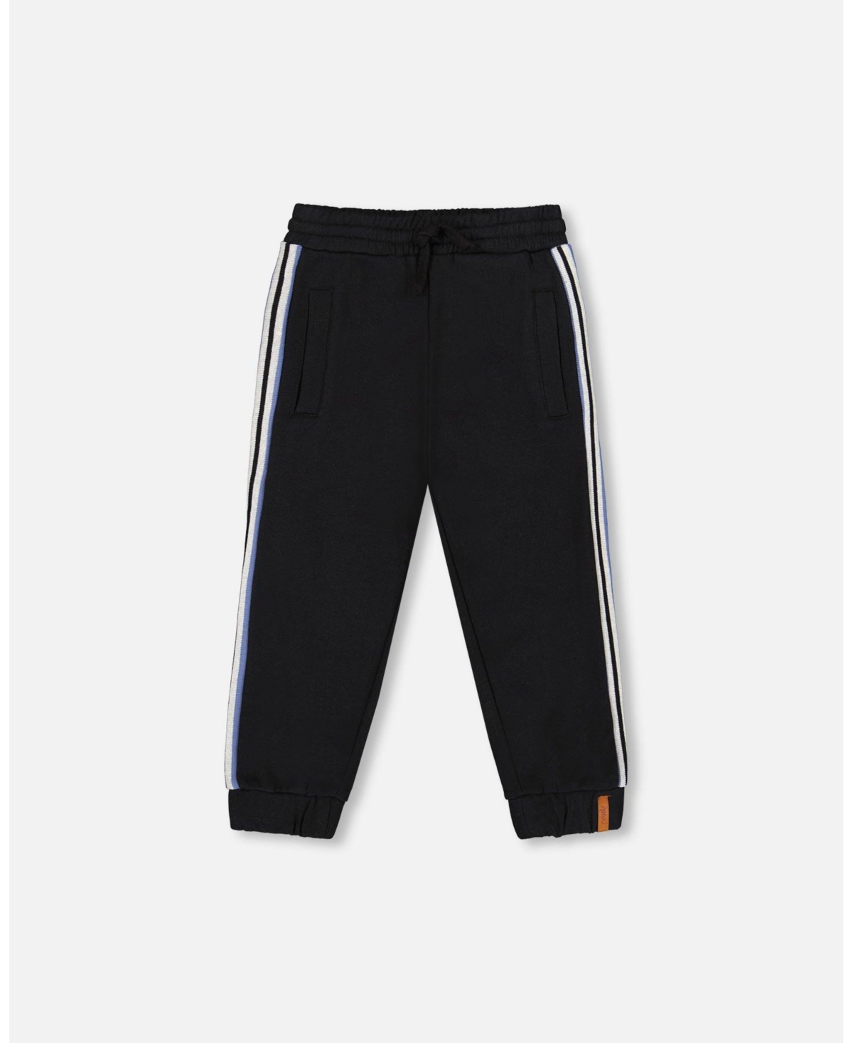 Click here for Deux par Deux Boy Fleece Sweatpants with Side Stri... prices