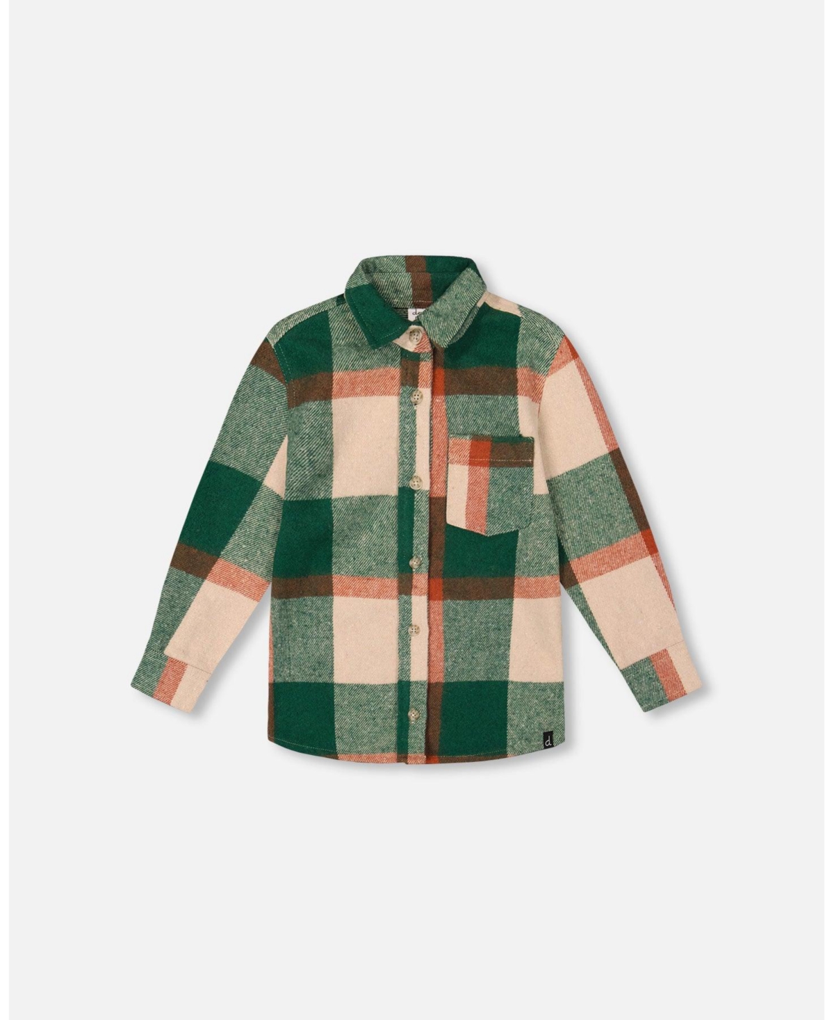 Deux par Deux Boys Long Sleeve Yarn Dyed Plaid Shirt - Little Kid  Big Kid
