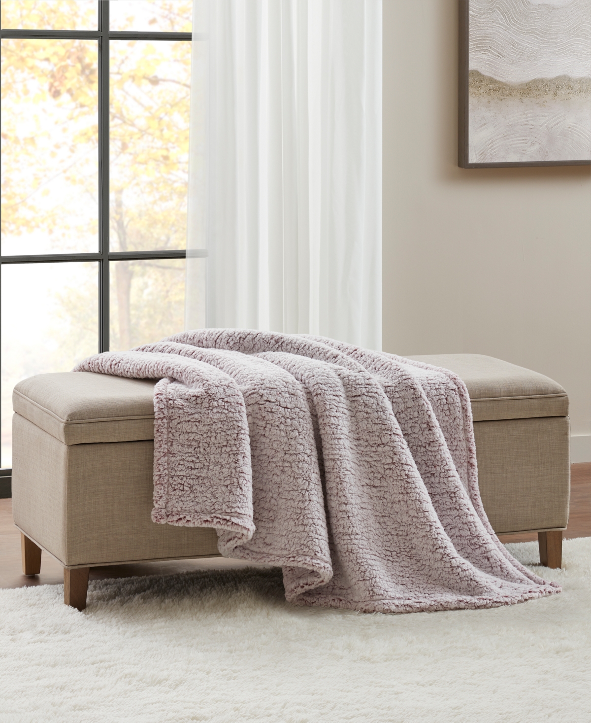 Click here for Premier Comfort Cozy Sherpa Throw Blanket  50 x 60... prices