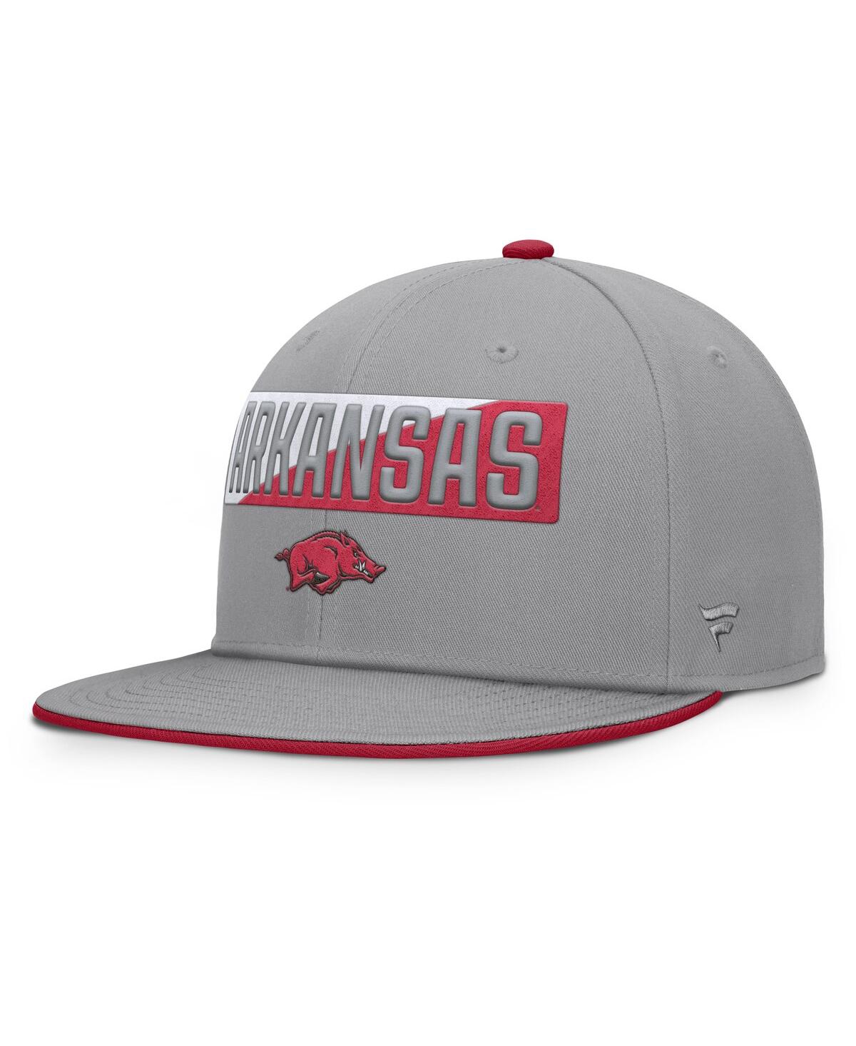 Click here for Fanatics Mens Gray Arkansas Razorbacks Duo Snapbac... prices