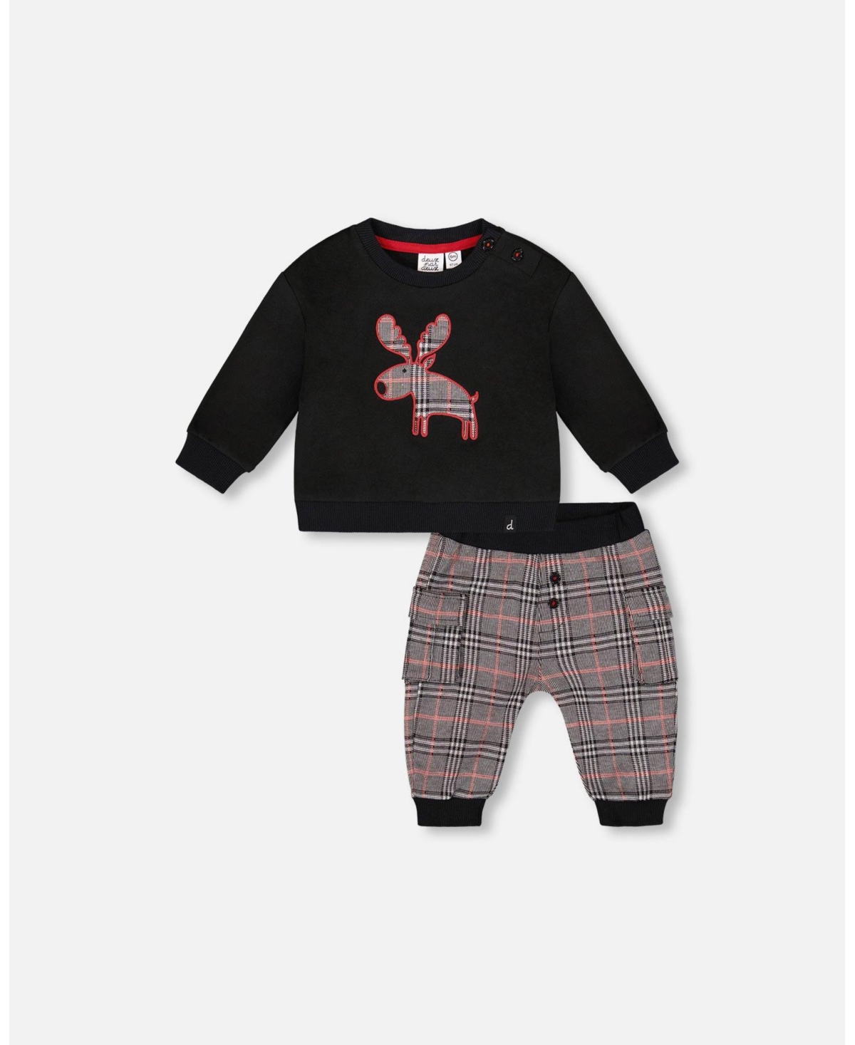 Click here for Deux par Deux Baby Boy Sweater and Cargo Pants Set... prices