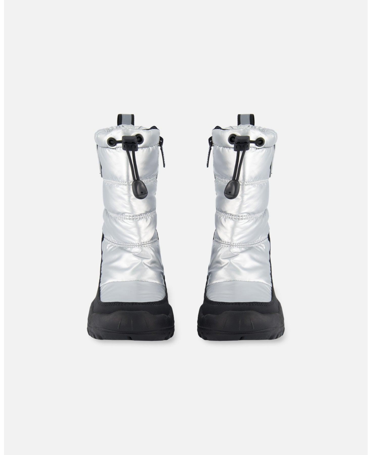 Click here for Deux par Deux Girl Winter Boots Silver - Child - S... prices