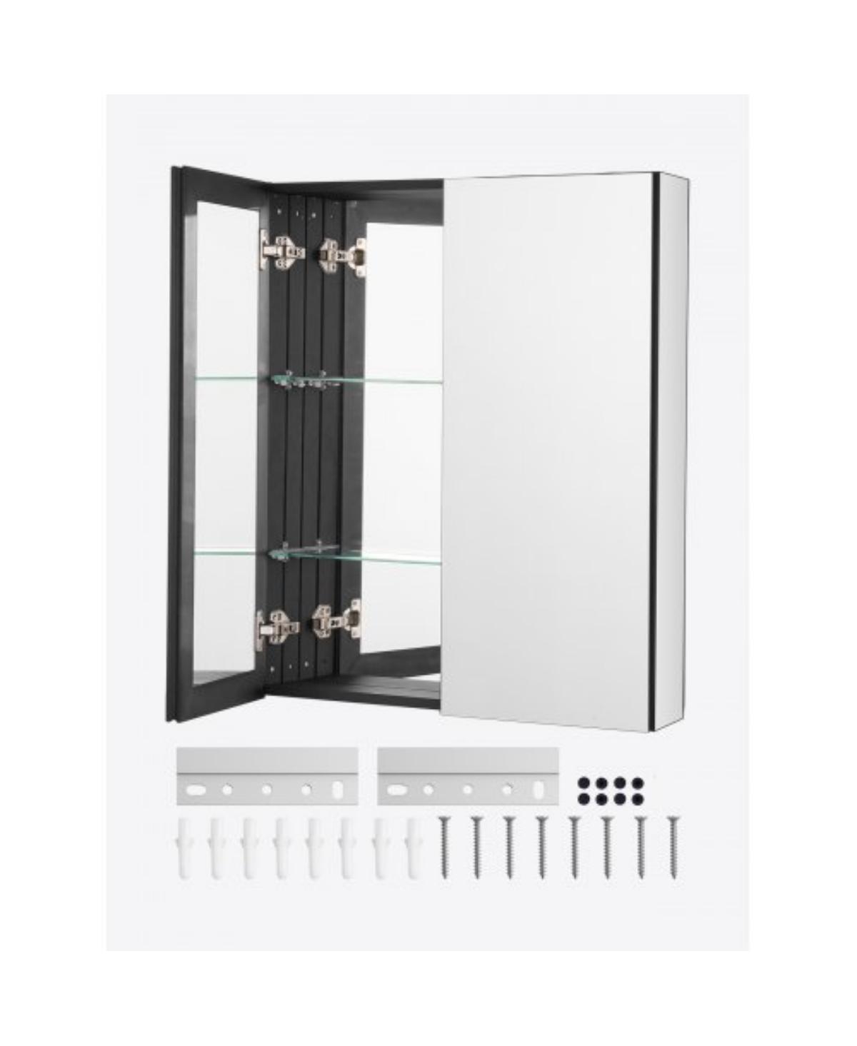 Click here for Slickblue Medicine Cabinet with Mirror Door and Ad... prices