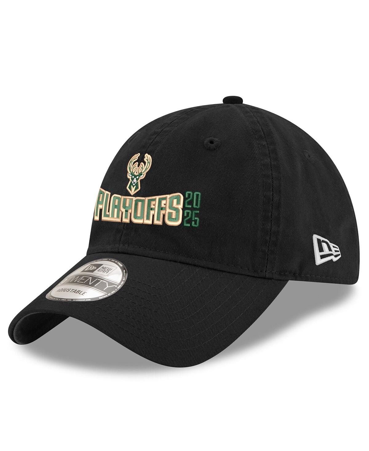Click here for New Era Mens Black Milwaukee Bucks 2025 Nba Playof... prices