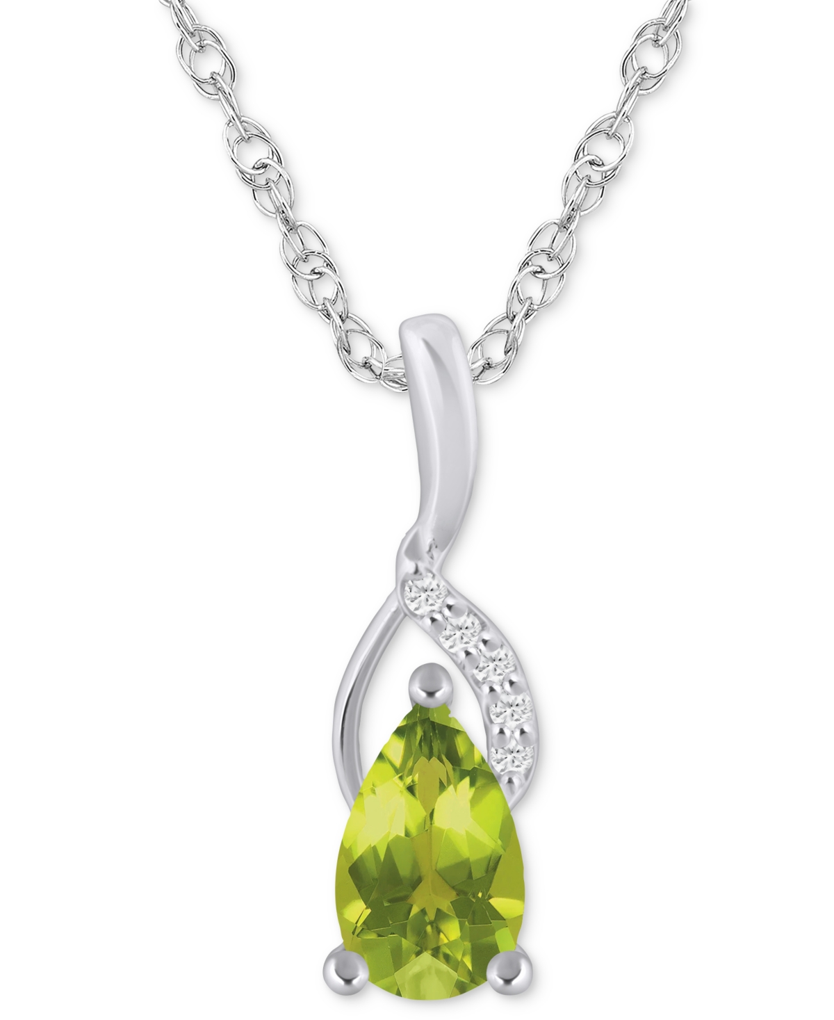 Click here for Macys Gemstone and Diamond Accent Necklace in 10K... prices