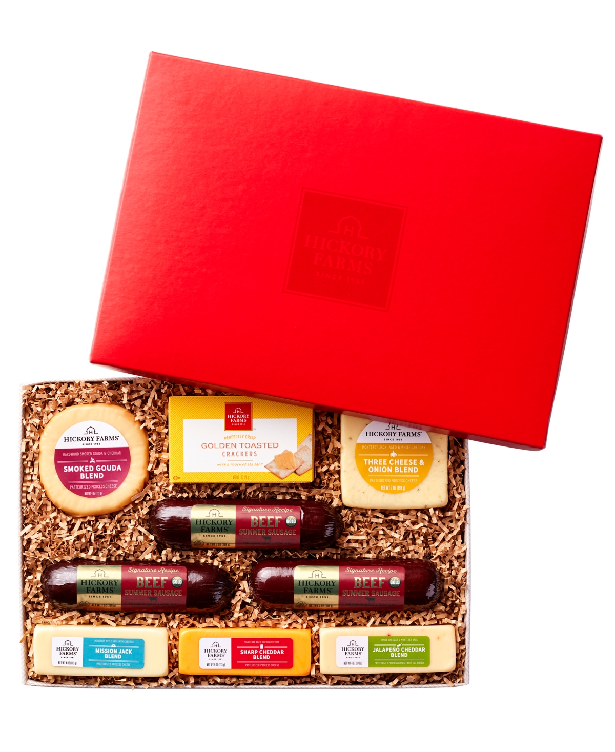 Click here for Hickory Farms Hearty Selection Gift Box  9 Piece prices