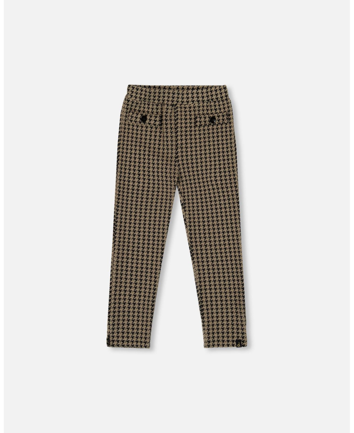 Click here for Deux par Deux Girl Jacquard Knit Pant with Welt Po... prices