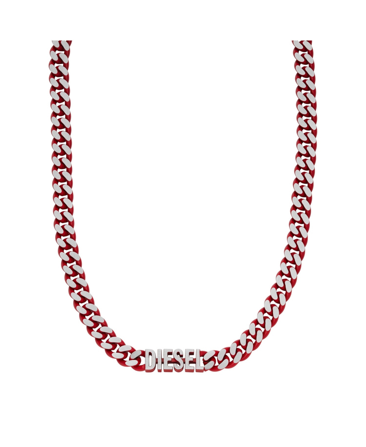 Click here for Diesel Mens Red Stainless Steel Choker Necklace prices