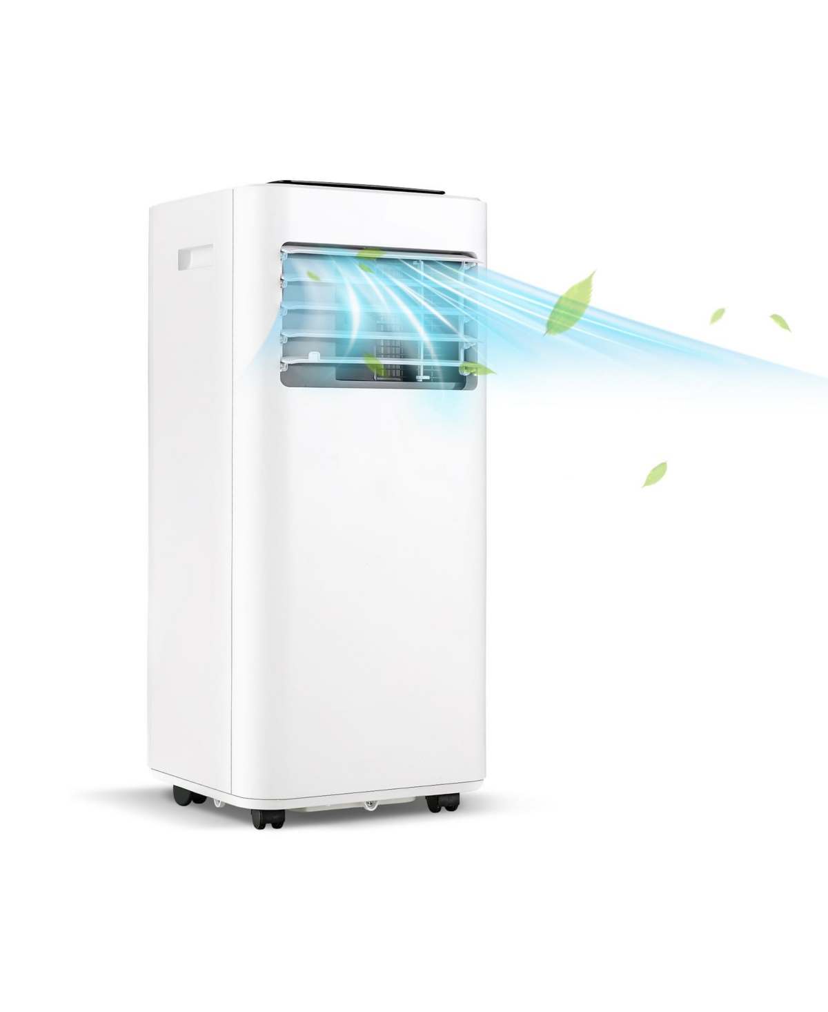 10000 Btu(Ashrae) Portable Air Conditioner with Remote Control - White