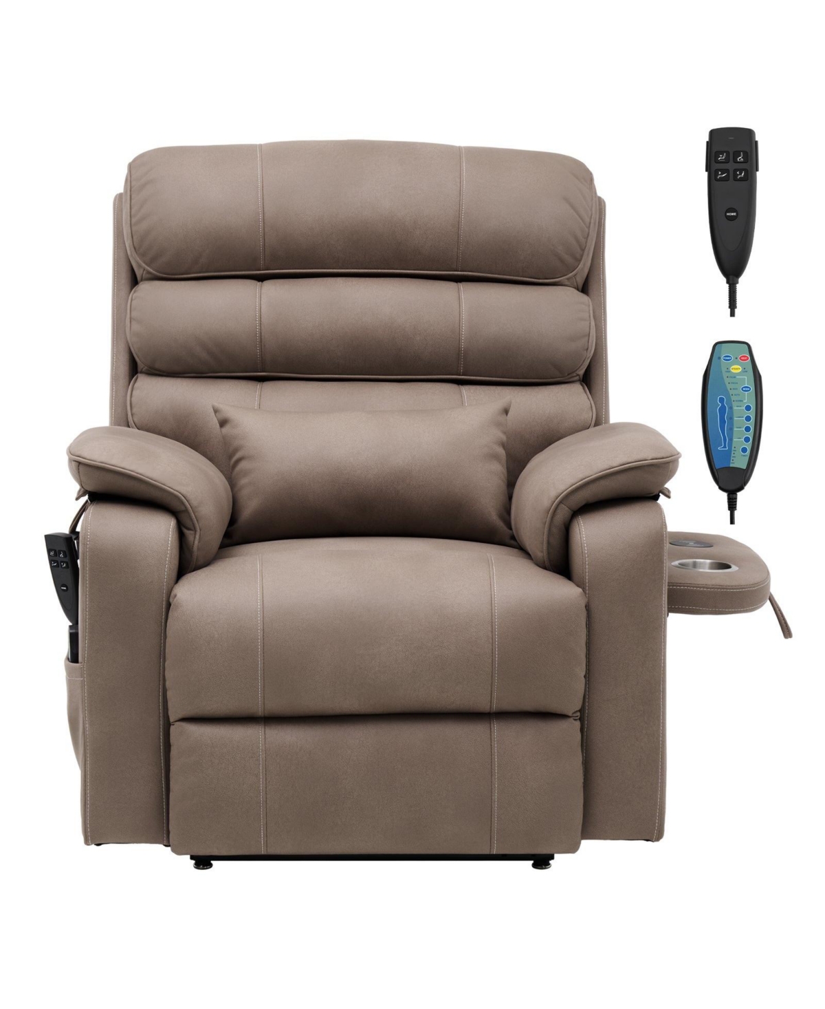 Click here for Slickblue Dual Motor Power Recliner Sofa with Mass... prices