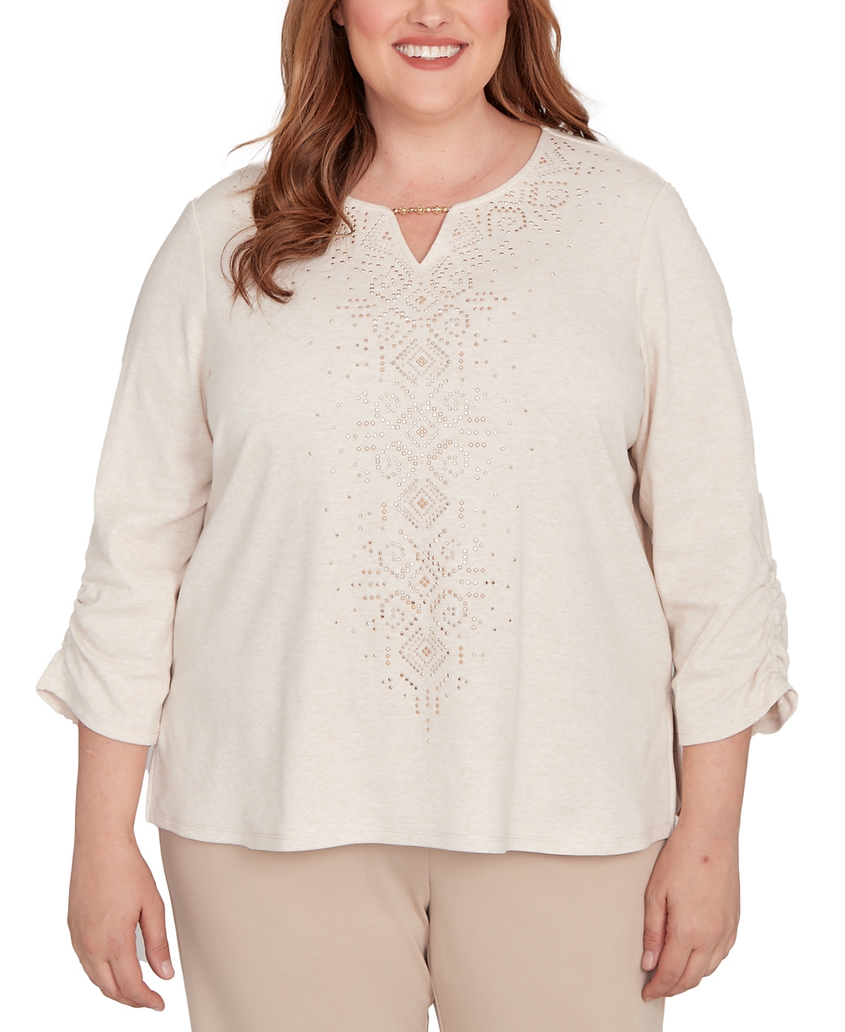 Click here for Alfred Dunner Plus Size Urban Legend Center Embell... prices