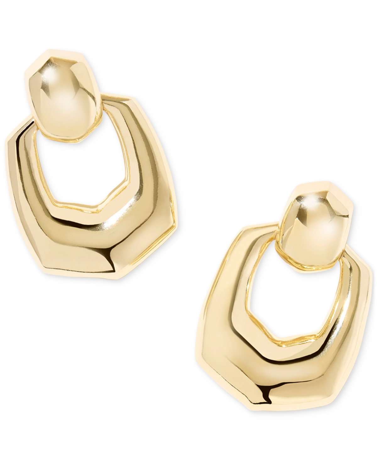 Click here for Kendra Scott Kaitlin Open Frame Earrings - Gold prices