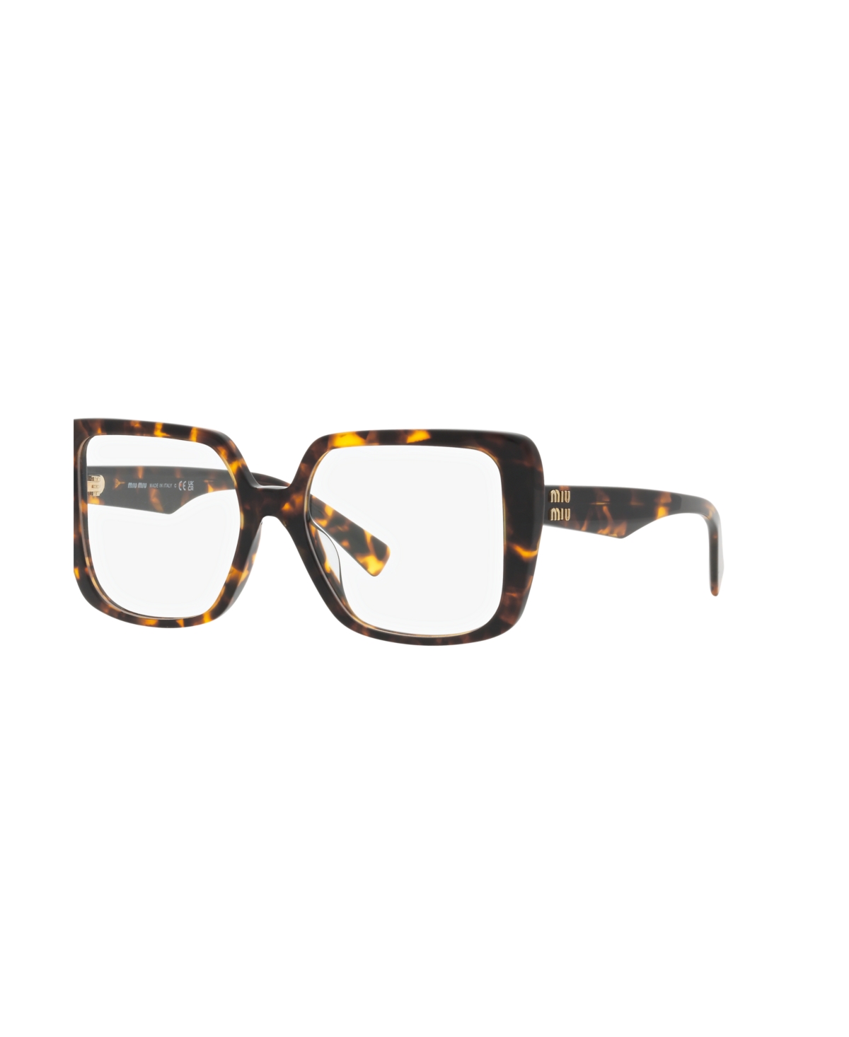 Click here for Miu Miu Womens Square Eyeglasses  Mu 06VV - Honey... prices
