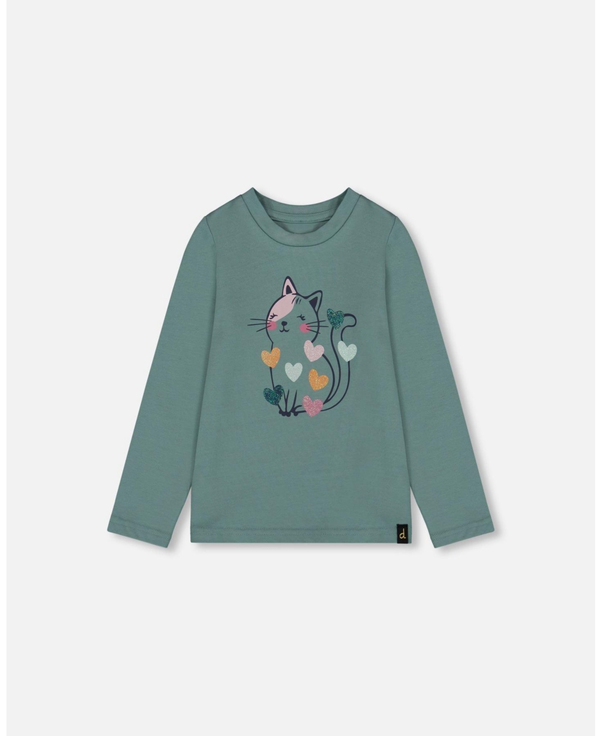 Click here for Deux par Deux Baby Girls Cotton T-Shirt Sage with... prices