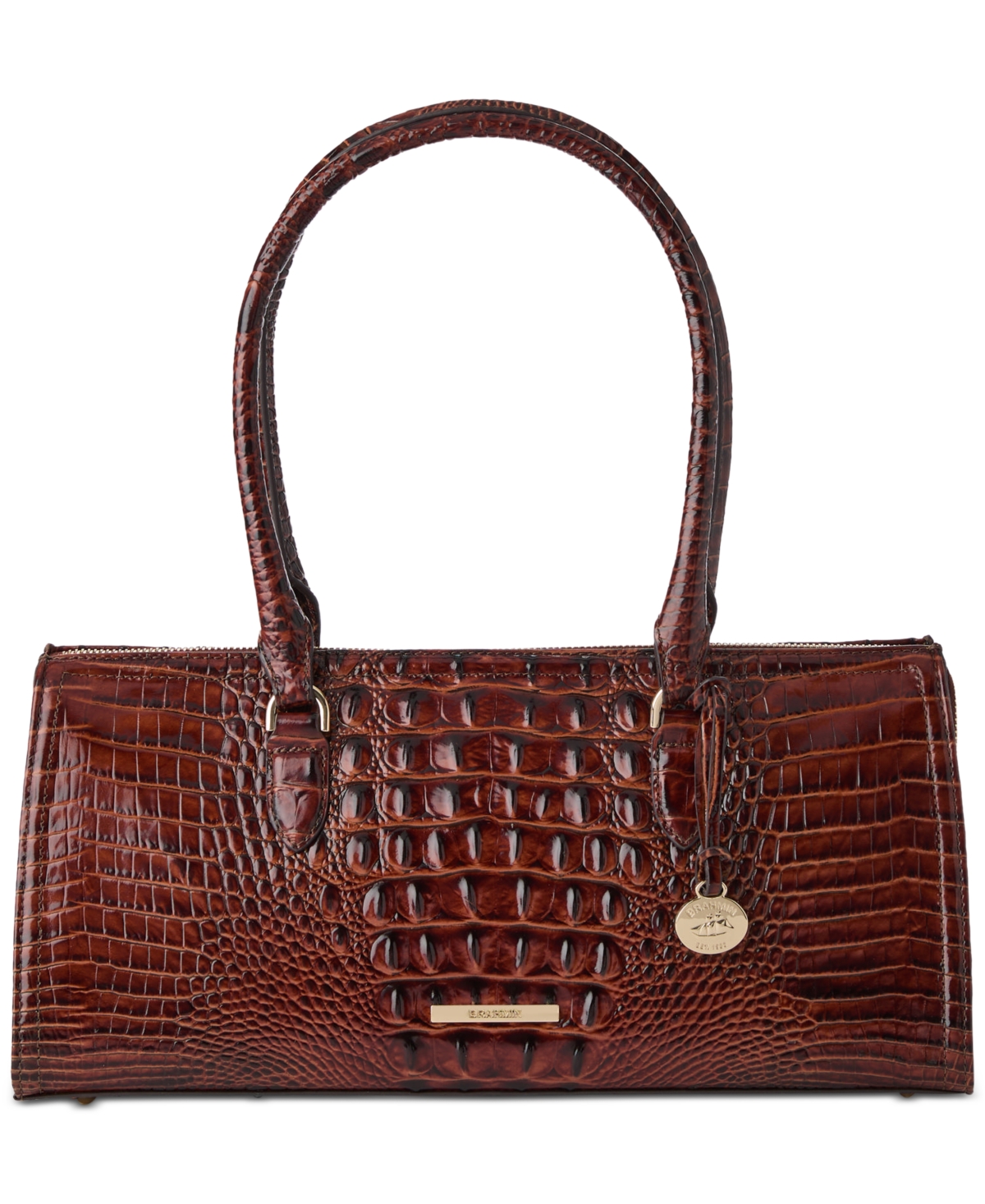 Click here for Brahmin Sophia Large Melbourne Satchel Bag - Pecan... prices