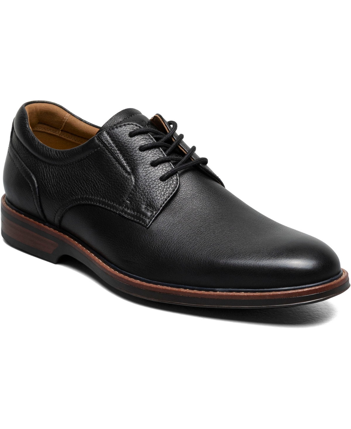 Click here for Florsheim Mens Traveler Plain Toe Oxford - Black prices
