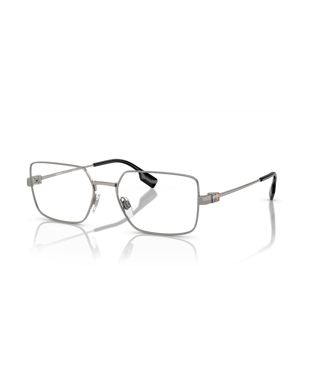 Click here for Burberry Mens Rectangle Eyeglasses  BE1380 - Gunme... prices