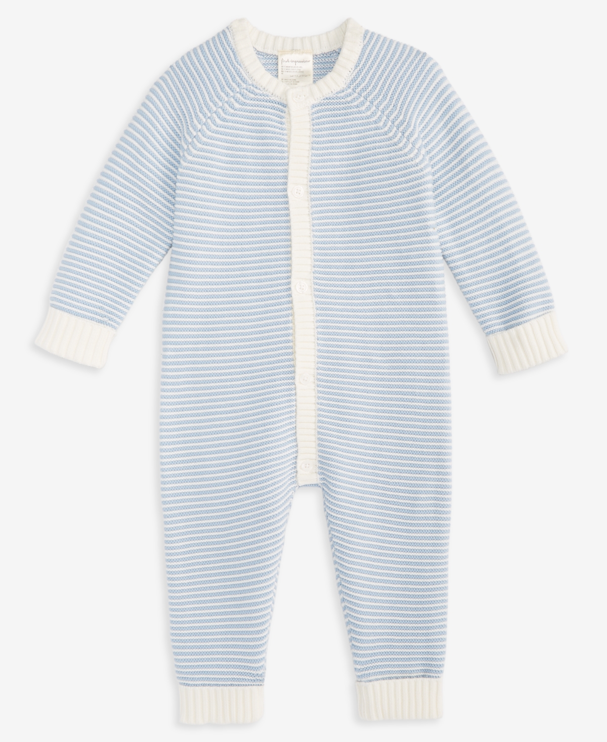 Click here for First Impressions Baby Bunny Striped Cotton Romper... prices