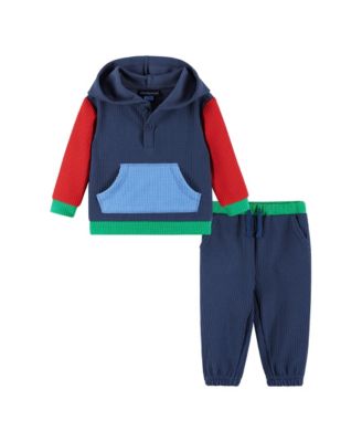 Click here for Andy Evan Toddler Child Boys Navy Chunky Waffle Lo... prices
