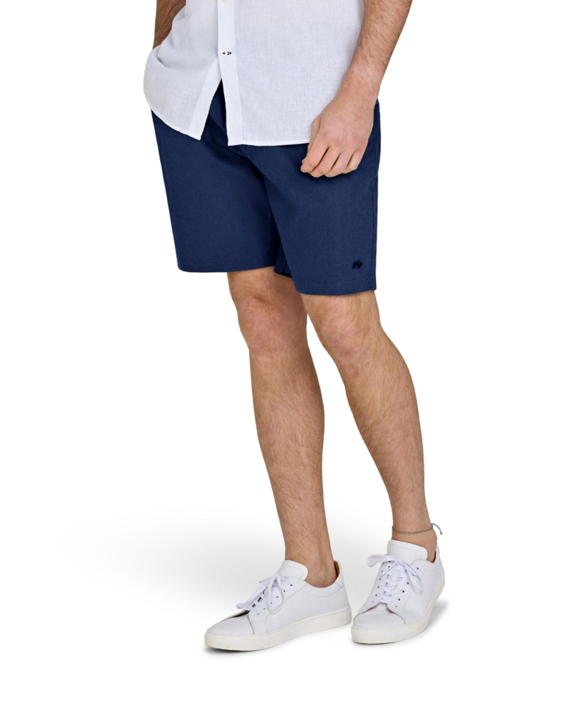 Click here for Raging Bull Mens Stretch Waist Linen Short - Navy prices