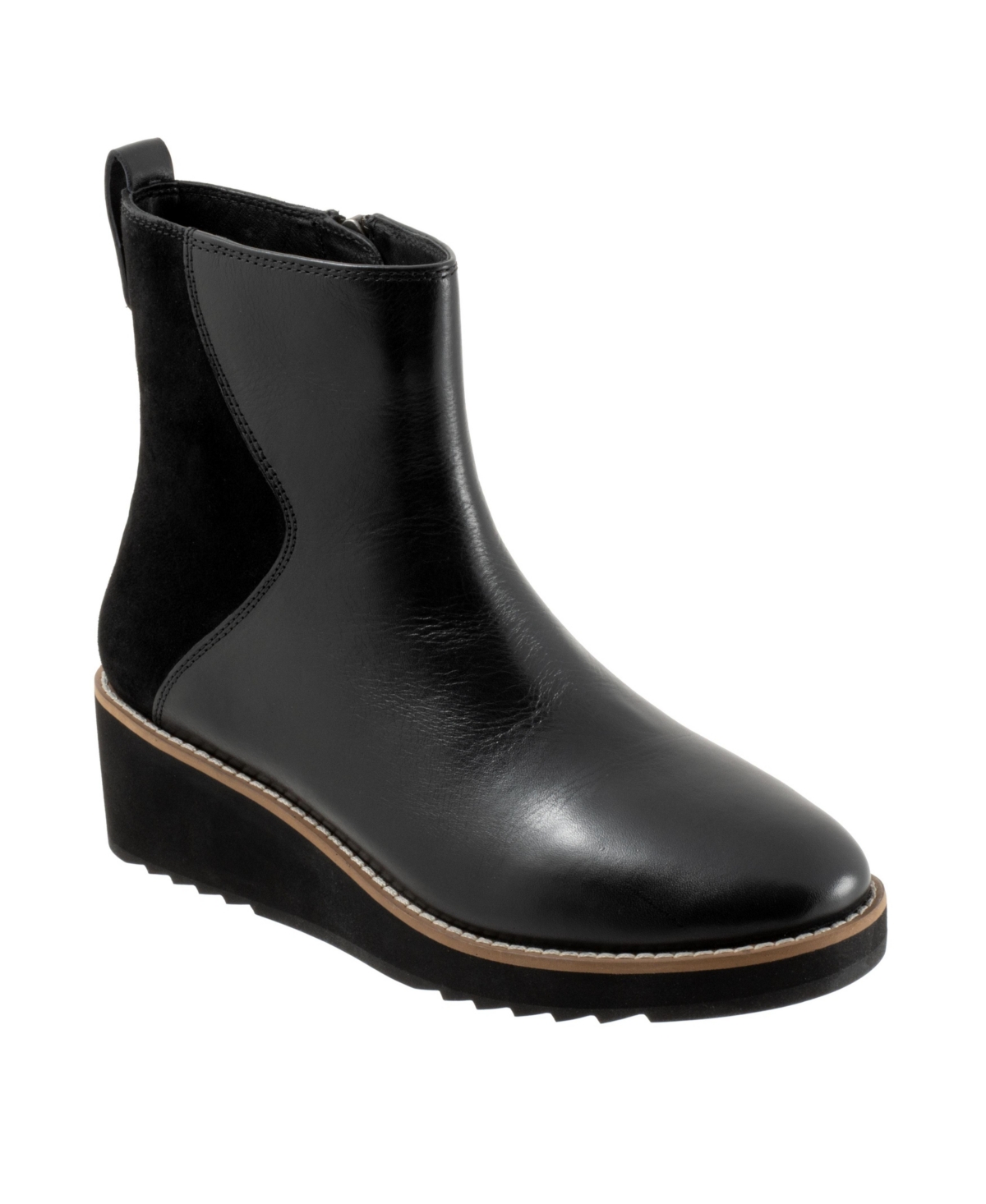 Click here for Trotters Wynona Boot - Black prices