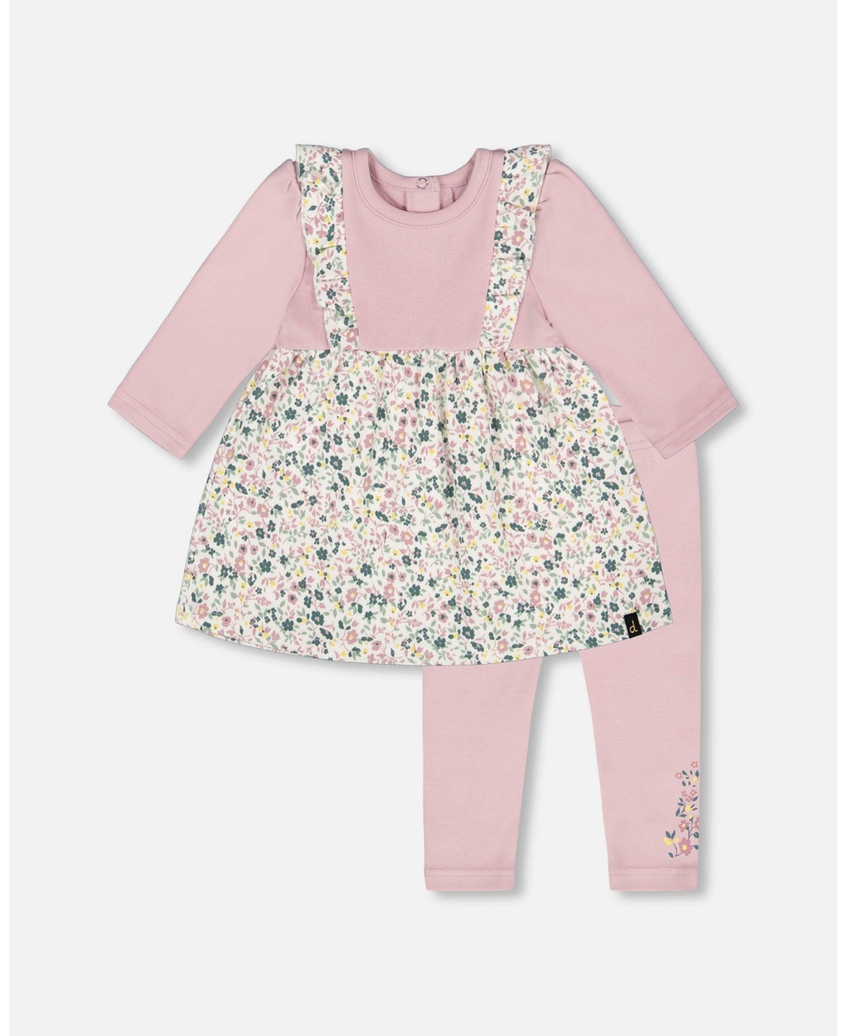 Click here for Deux par Deux Baby Girl Cotton Bi-Material Tunic a... prices
