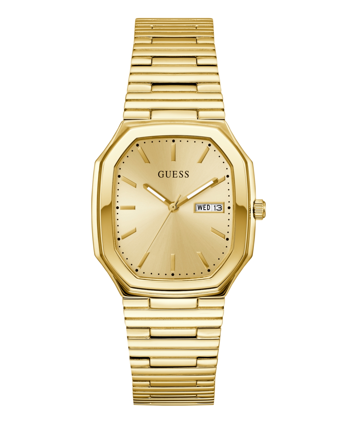 Click here for Guess Mens Gold Tone Date Watch  35mm - Gold Tone prices