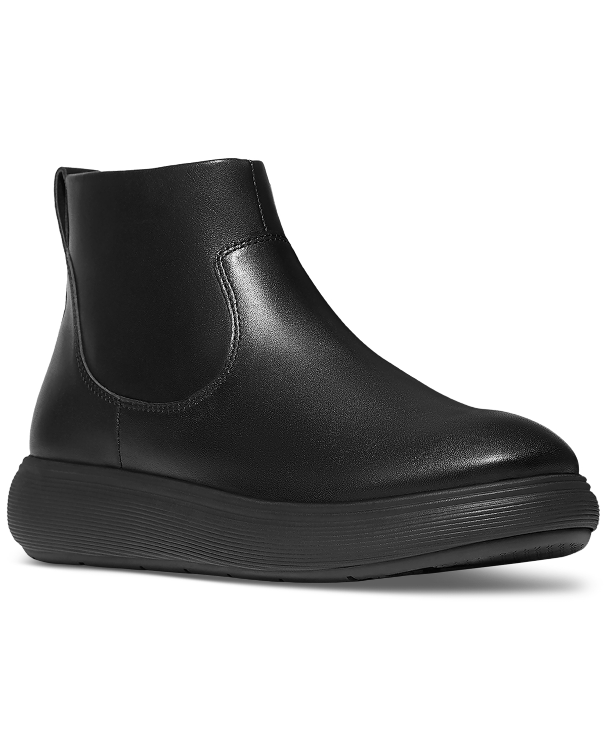 Click here for FitFlop Womens iQ-comff Leather Zip Ankle Booties... prices