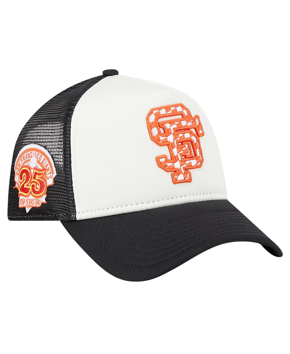 Click here for New Era Mens White/Black San Francisco Giants Chec... prices