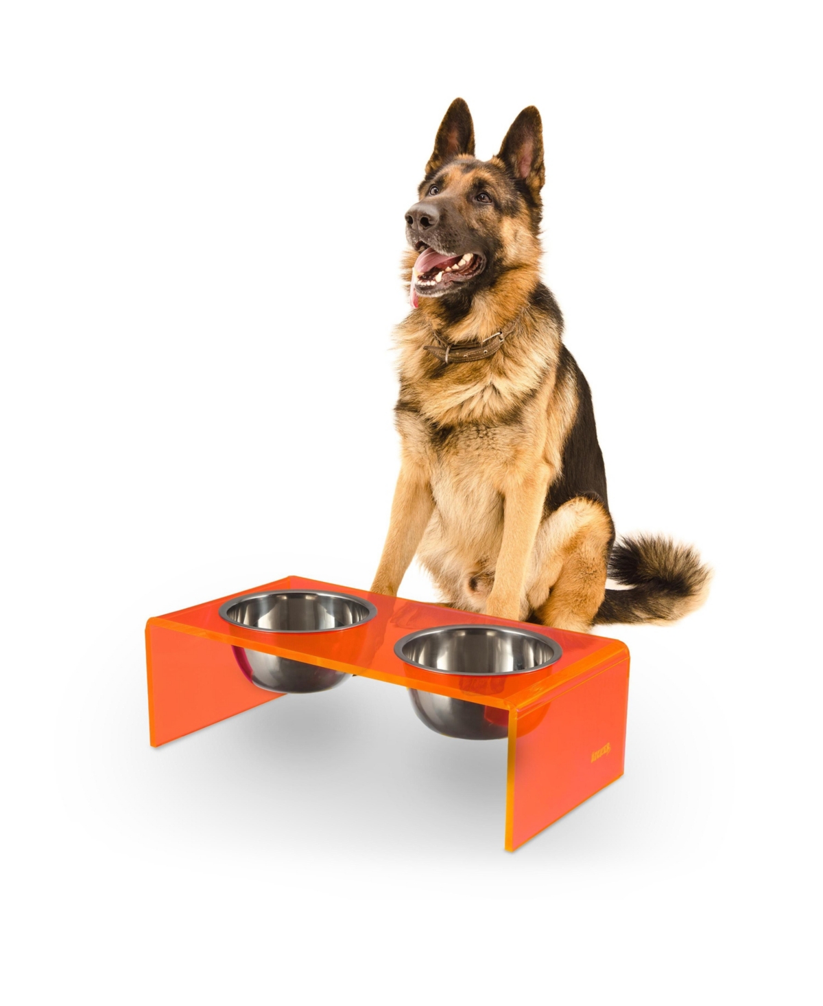 Click here for Keaton Modern Acrylic Rectangular Elevated Pet Fee... prices
