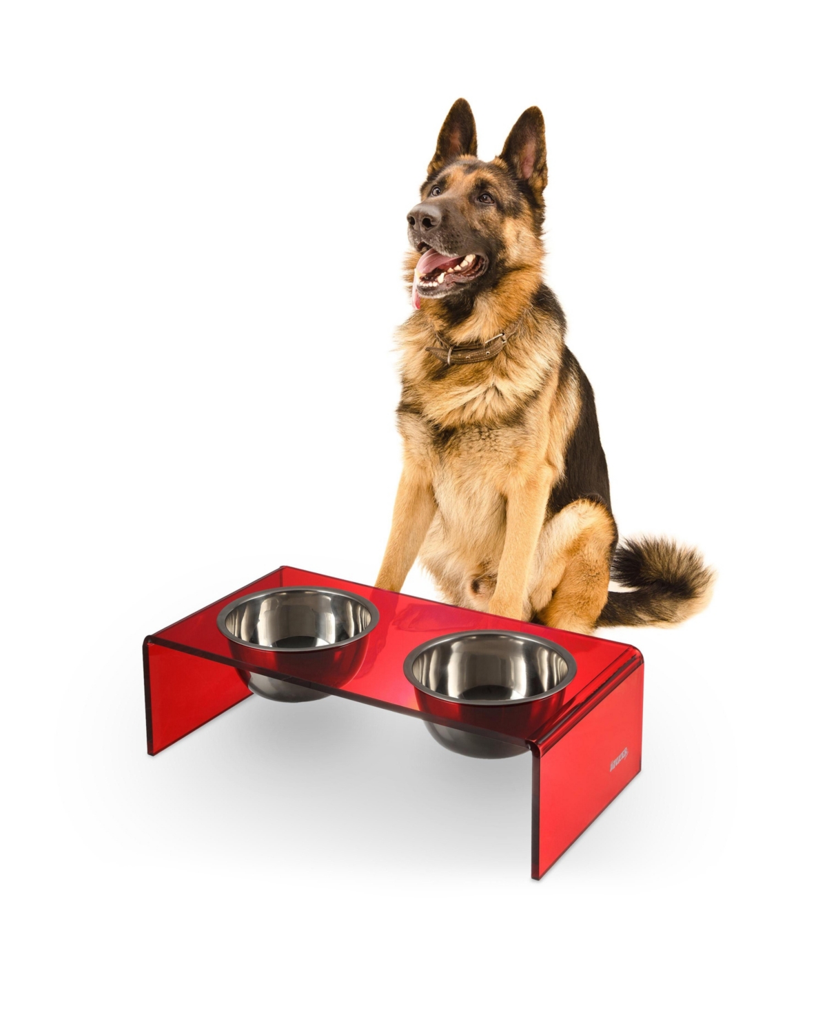 Click here for Keaton Modern Acrylic Rectangular Elevated Pet Fee... prices