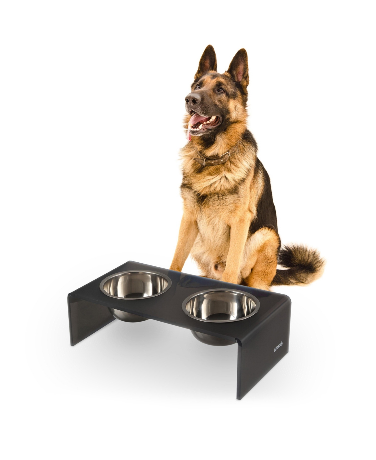Click here for Keaton Modern Acrylic Rectangular Elevated Pet Fee... prices