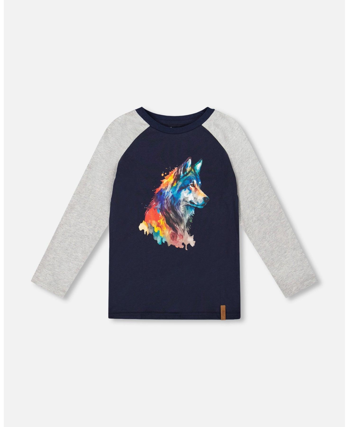 Click here for Deux par Deux Boy Long Raglan Sleeve Jersey Tee Na... prices